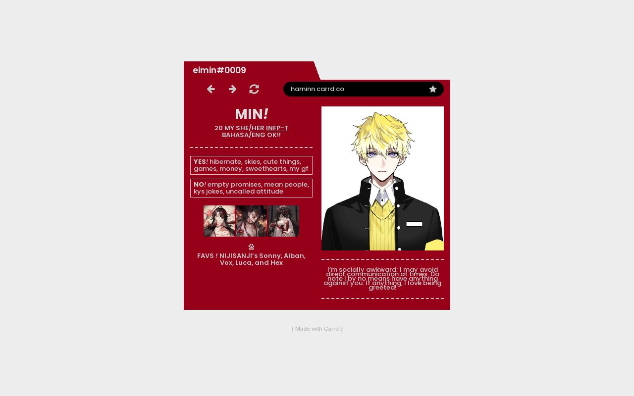hart/min's site